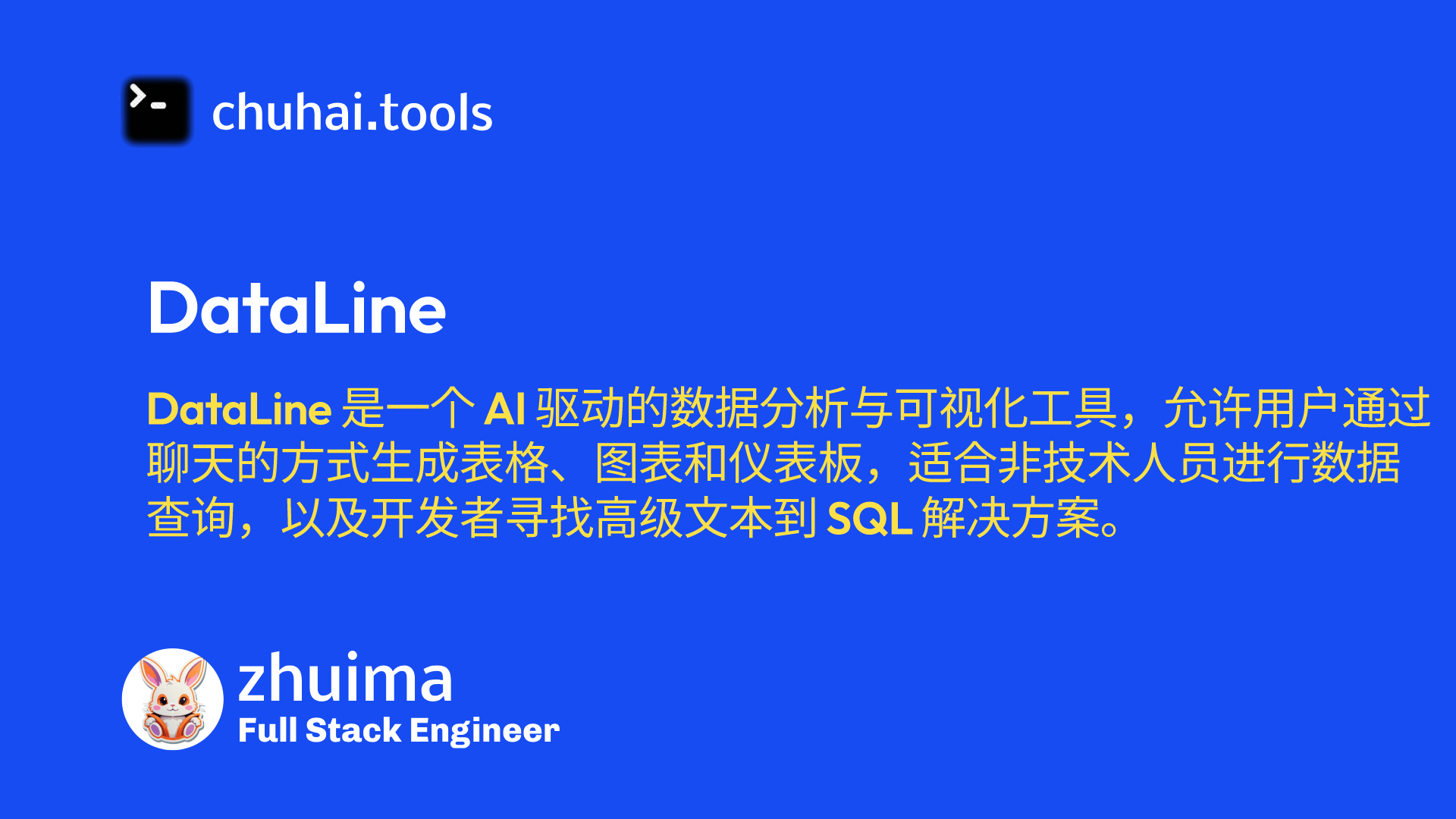 DataLine - 独立开发者出海技术栈